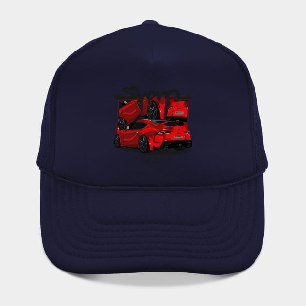 Toyota GR Supra, Supra MK5, JDM Car - Toyota Supra Mk5 - Hat | TeePublic