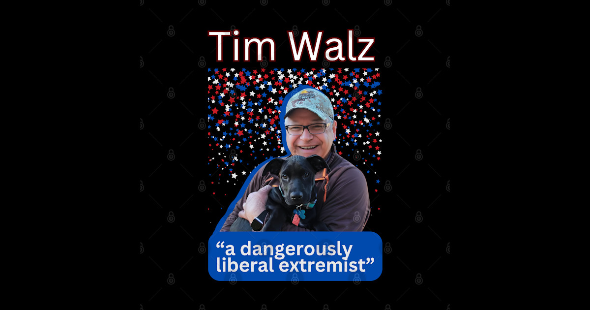 tim walz 2024 - Tim Walz - Sticker | TeePublic