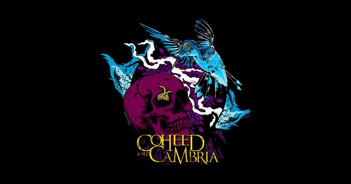 Skull Blue Bird - Coheed And Cambria - Sticker | TeePublic