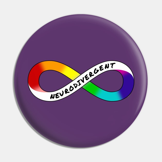 Neurodivergent - Rainbow Infinity Symbol for Neurodiversity Actually ...