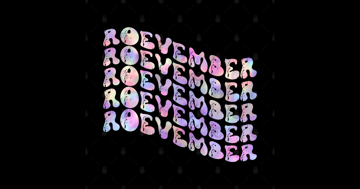 Roevember tie dye vintage - Roe V Wade 1973 - Sticker | TeePublic