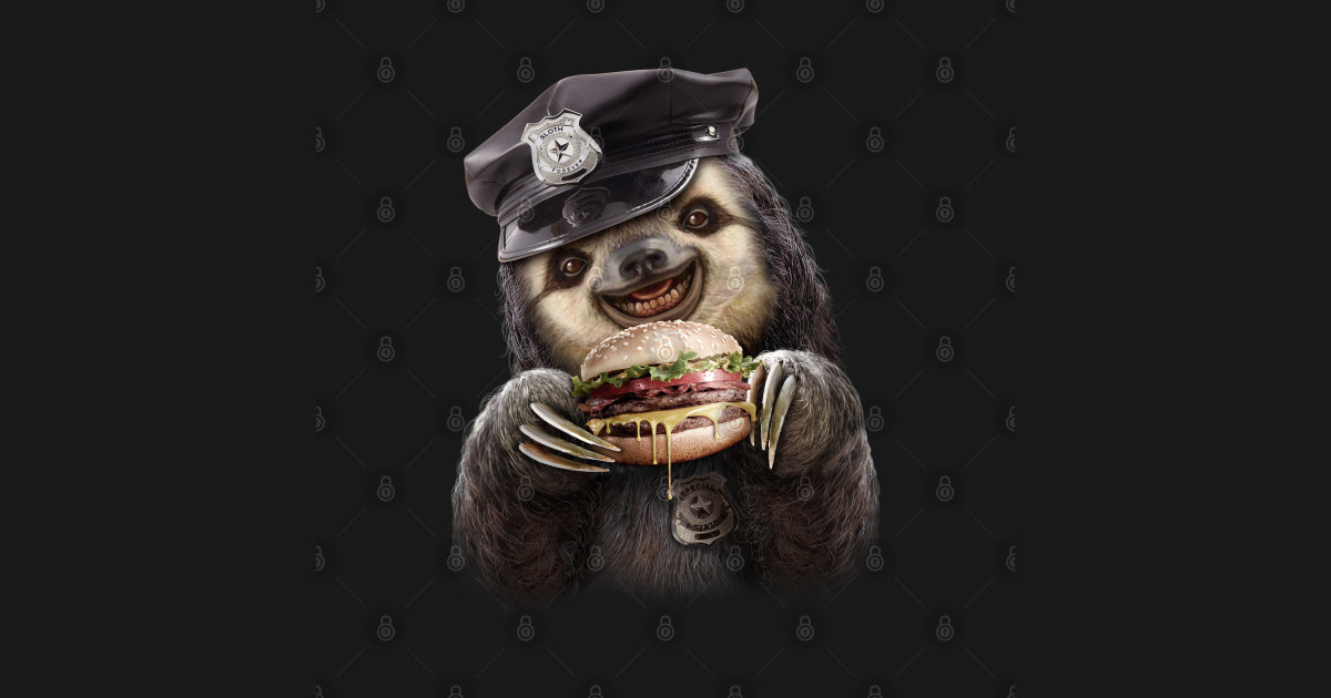 BURGER COP - Burger - T-Shirt | TeePublic