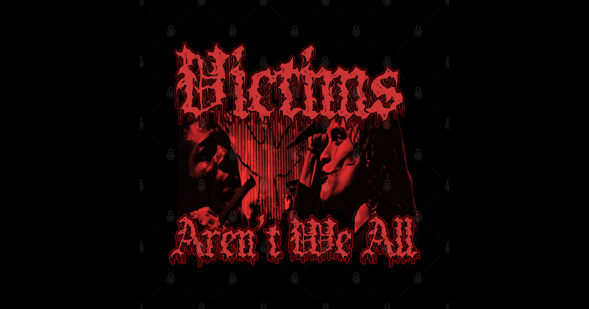 Victims Aren't We All (Red Version) - The Crow - Sticker | TeePublic