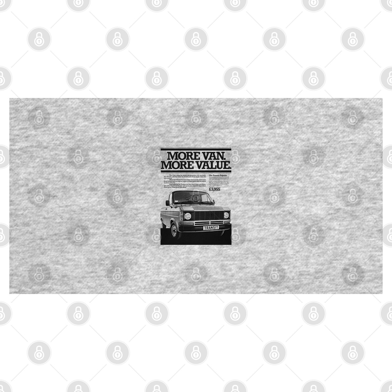 FORD TRANSIT POPULAR - advert - Car - T-Shirt | TeePublic