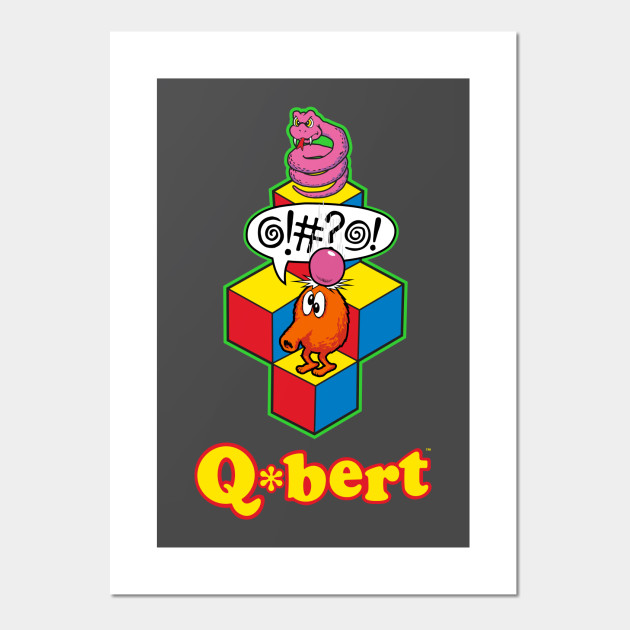 Q-Bert - Qbert - Posters and Art Prints | TeePublic