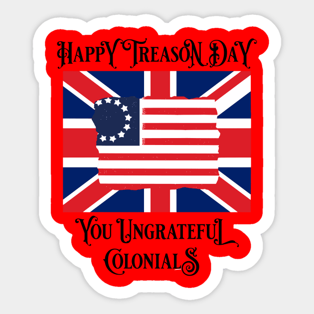 USA - Happy Treason Day - Patriotic - American Flag - Patriotic ...
