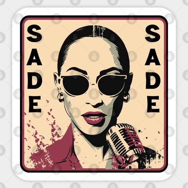 Sade 80s Original Fan Art - Sade - Sticker | TeePublic