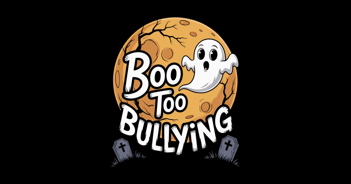 Boo To Bullying Prevention Unity Day Halloween Ghost - Bullying ...