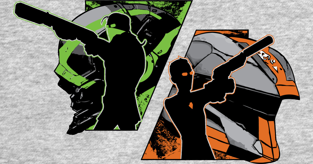 Locus and Felix - Red Vs Blue - Hoodie | TeePublic