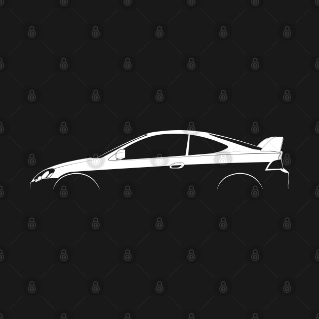 Acura RSX Type-S A-Spec Silhouette - Acura Rsx - T-Shirt | TeePublic