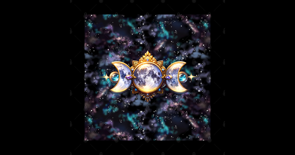 Cosmic Dance: Triple Goddess Symbol and Nebulas - Triple Goddess ...