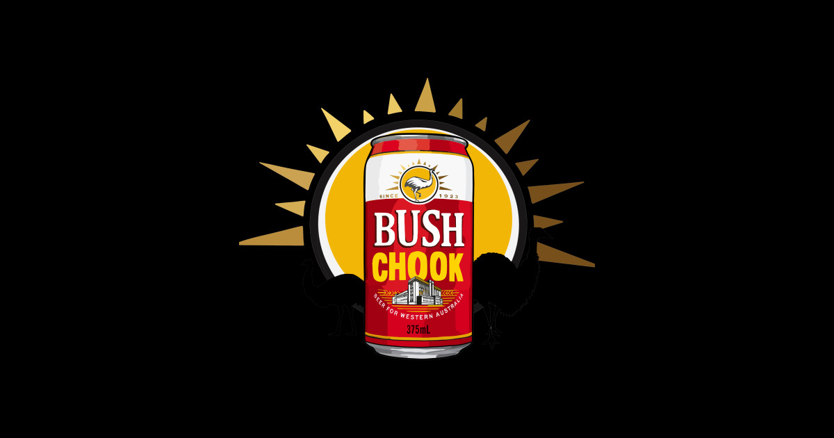 Emu Export Bush Chook Beer - Beer - Sticker | TeePublic