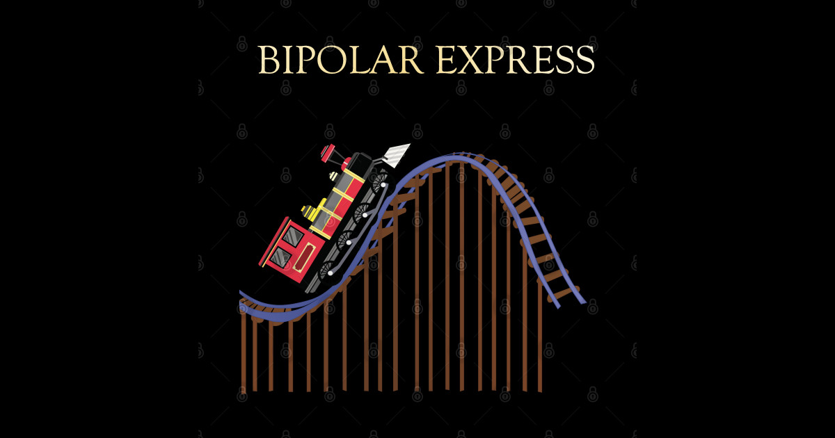 Bipolar Express - Train - T-Shirt | TeePublic