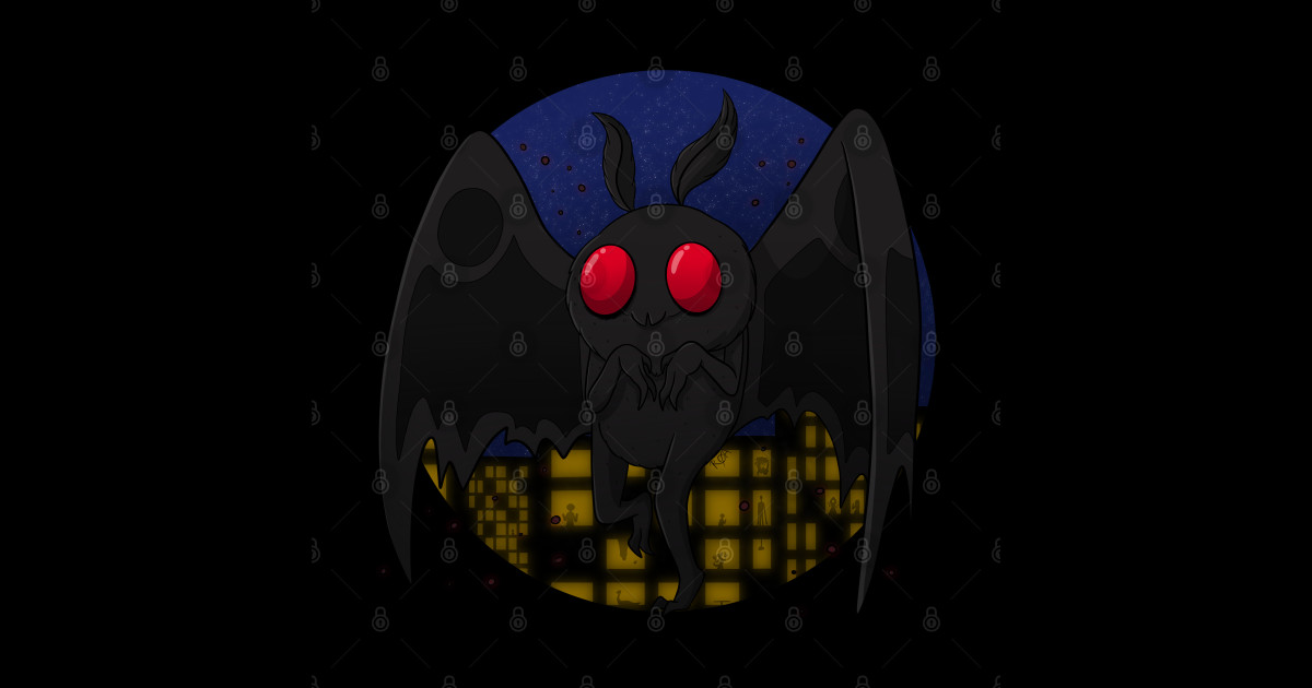 Chibi Mothman - Mothman - Sticker | TeePublic