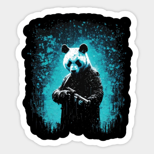 panda neo - Matrix - Sticker | TeePublic