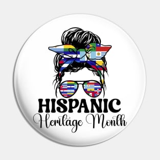 Hispanic Latino Heritage Month Latin Pins and Buttons for Sale | TeePublic
