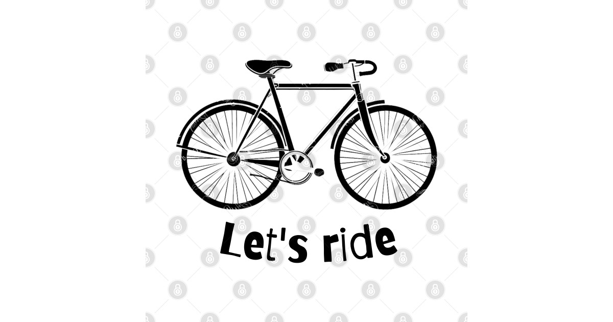 Let's ride bicycle - Ride Bicycle - T-Shirt | TeePublic
