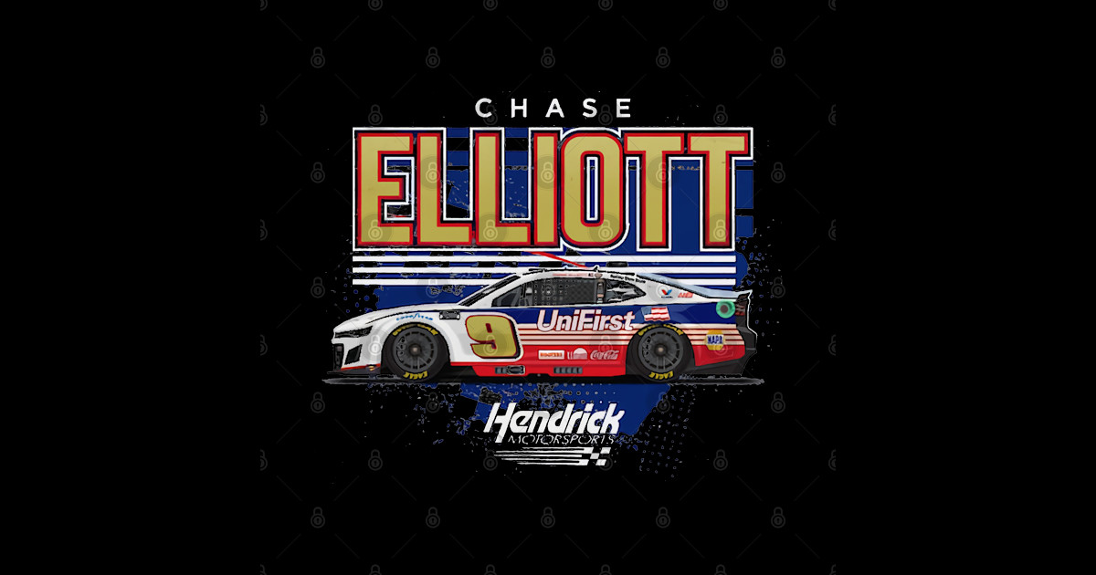 Chase Elliott UniFirst - Chase Elliott - Sticker | TeePublic