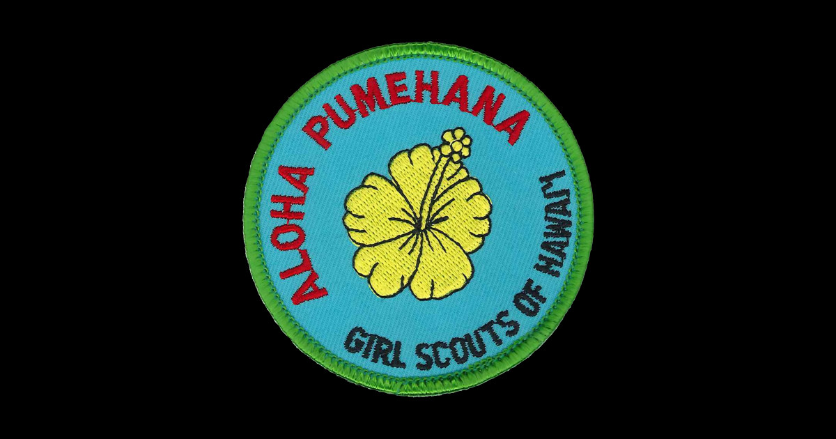 Aloha Pumehana Girl Scouts Patch - Aloha Pumehana Girl Scouts Patch ...