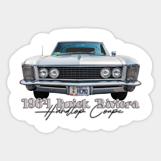 1964 Buick Riviera Hardtop Coupe - 1964 Buick Riviera Coupe - Sticker ...