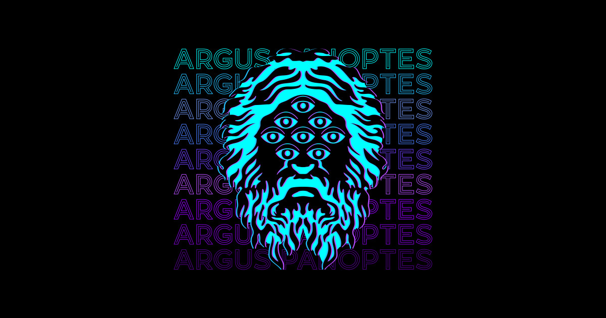 Argus Panoptes Argos Greek Mythology Retro Argus Panoptes Gift - Argus ...