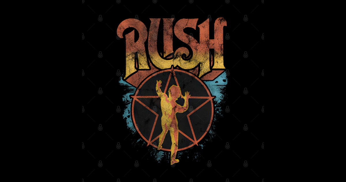 Vintage Rush - Rush - Sticker | TeePublic