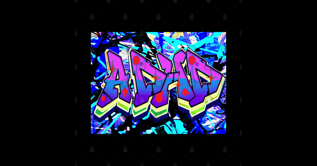 Graffiti A.D.H.D - Adhd - Sticker | TeePublic
