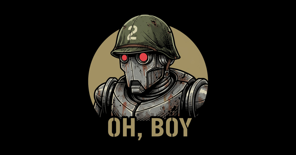 GI ROBOT - OH, BOY - Anime - Sticker | TeePublic