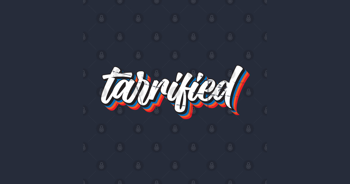 Tarrified Retro 3D Typography Design - Tarrified - T-Shirt | TeePublic