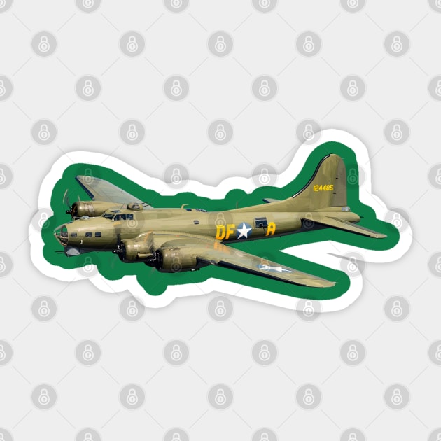 Bomber B-17 Flying Fortress - Bomber B 17 Flying Fortress - Sticker ...