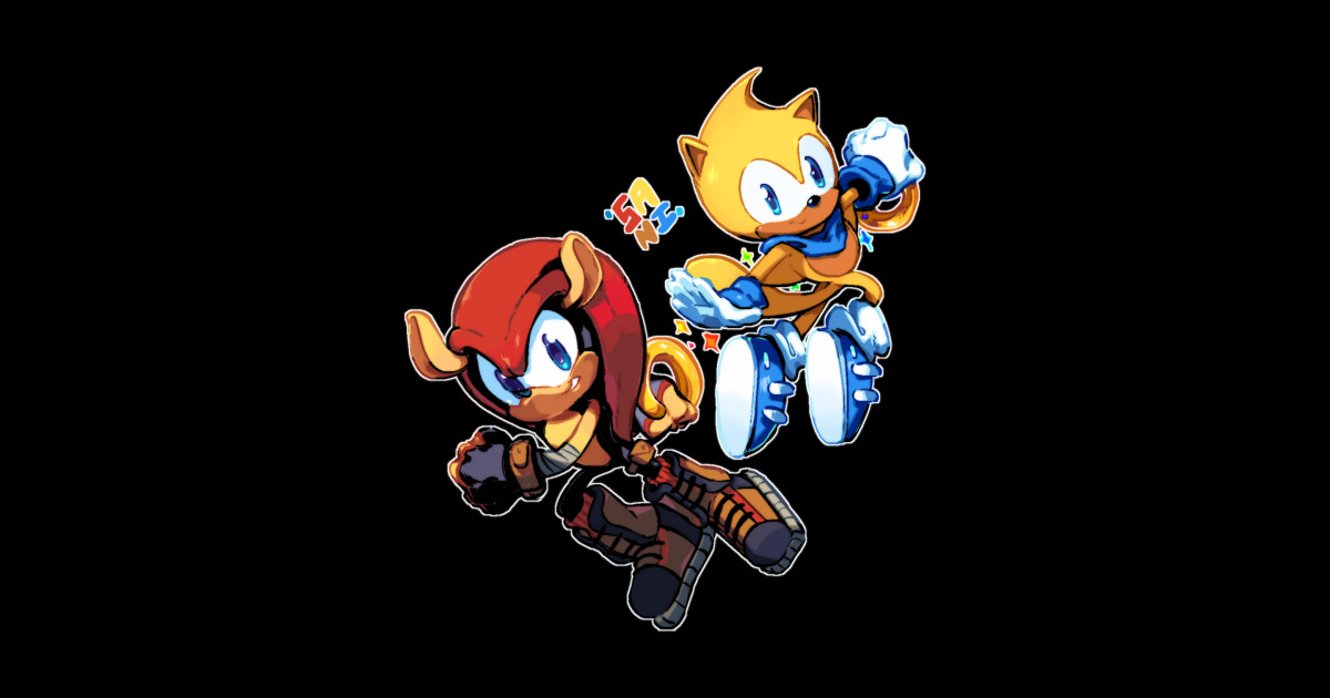 Mighty & Ray - Sonic The Hegdehog - Posters and Art Prints | TeePublic