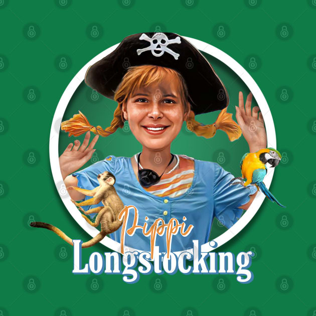 Pippi Longstocking - Pippi Longstocking - T-Shirt | TeePublic