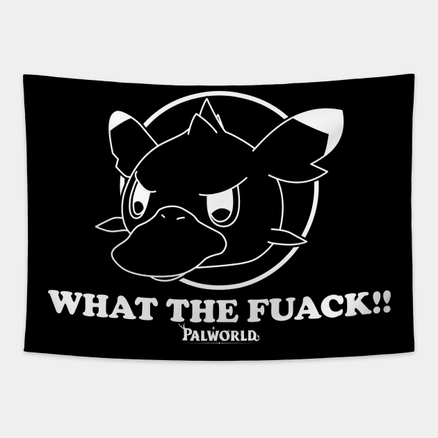 PALWORLD - WHAT THE FUACK!!! - Palworld - Tapestry | TeePublic