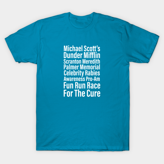 Michael Scott's Dunder Mifflin Fun Run - The Office - T-Shirt | TeePublic