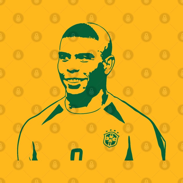 Ronaldo Nazário Silhouette Brazil Football Legend Art - Ronaldo Nazario ...