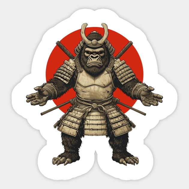 Hibagon Japanese Bigfoot Samurai Retro Art - Japanese Bigfoot Samurai ...