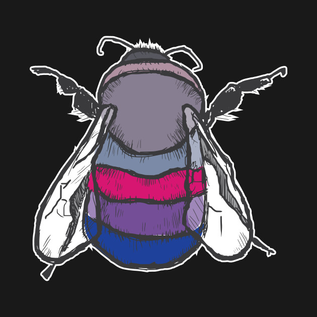 Bisexual Bee - Bisexual Bee - T-Shirt | TeePublic