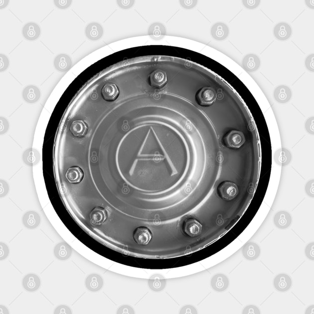 Atkinson vintage lorry wheel logo - Atkinson - Magnet | TeePublic