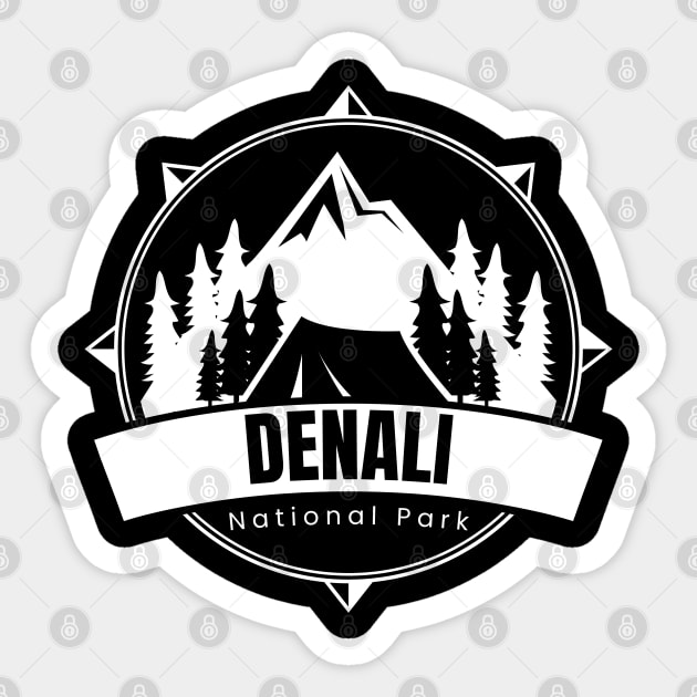 denali national park - Denali - Sticker | TeePublic