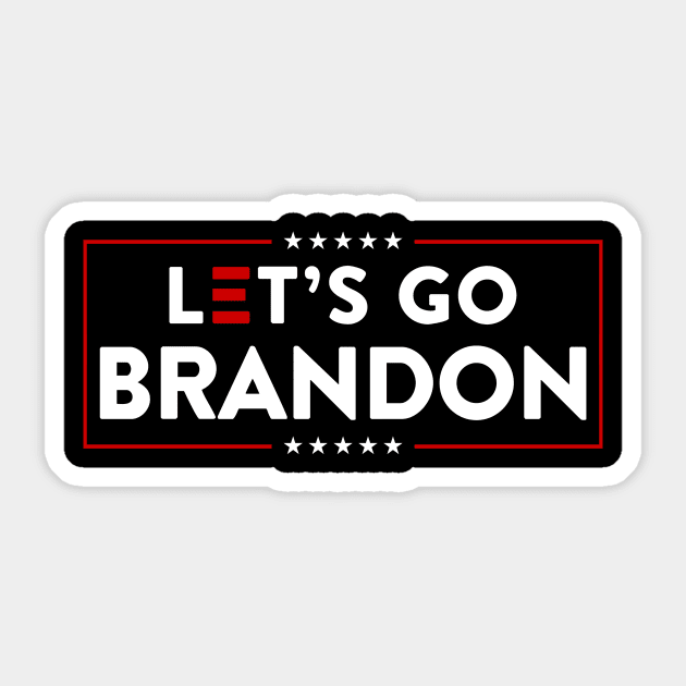 Let's Go Brandon Funny Meme - Lets Go Brandon - Sticker | TeePublic