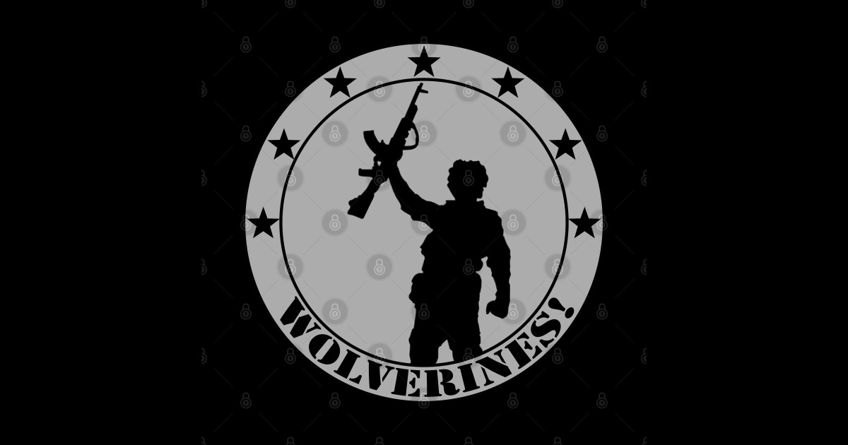 Wolverines! - Red Dawn - Sticker | TeePublic