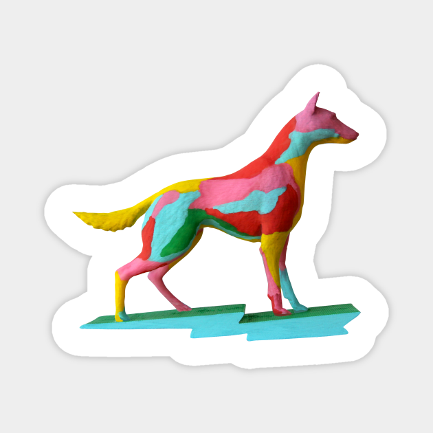 Dingo Flour Fremantle Logo in Colour - Fremantle - Magnet | TeePublic