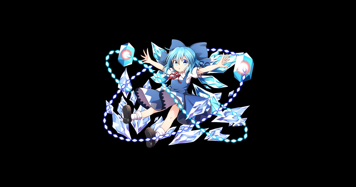 Cirno Danmaku - Cirno - Sticker | TeePublic