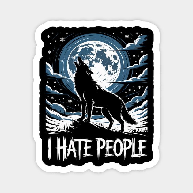 I Hate People Bigfoot Middle Finger Sasquatch Lovers - I Hate People ...