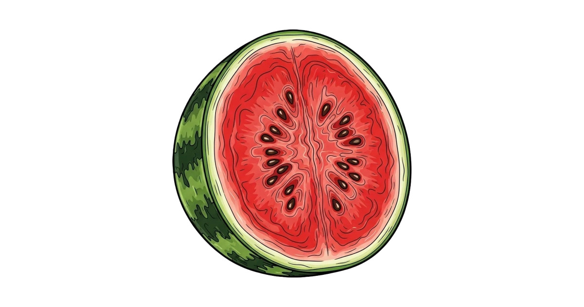 Fresh Watermelon Fruit Design - Watermelon Design - T-Shirt | TeePublic