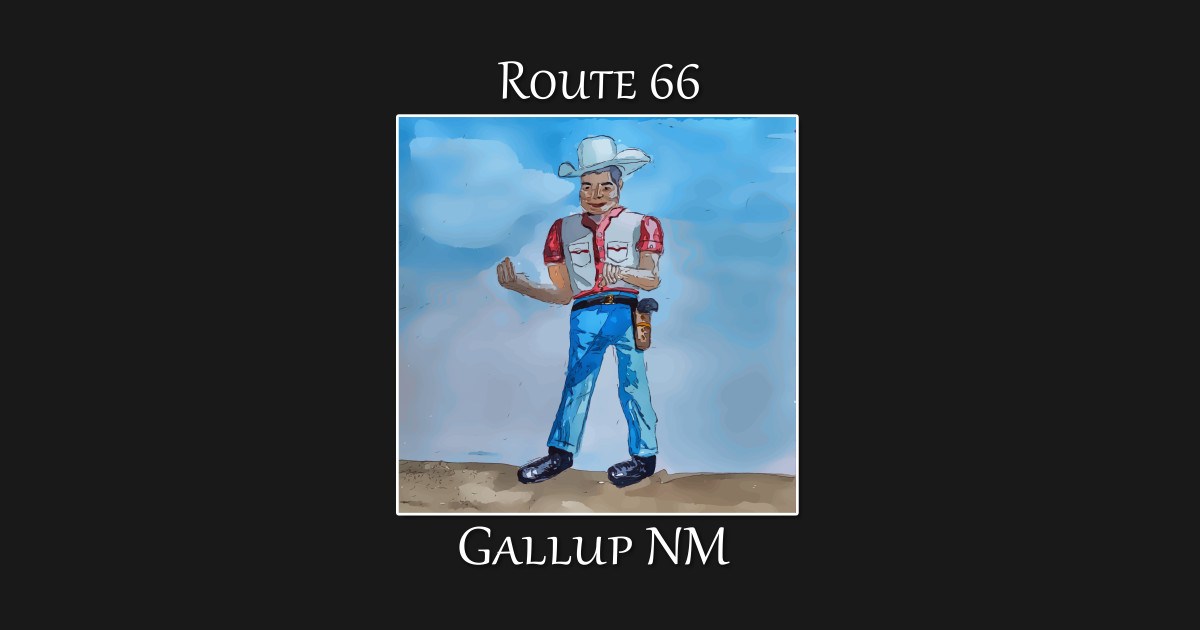Muffler man statue along Route 66 in Gallup New Mexico - Cowboy Muffler ...