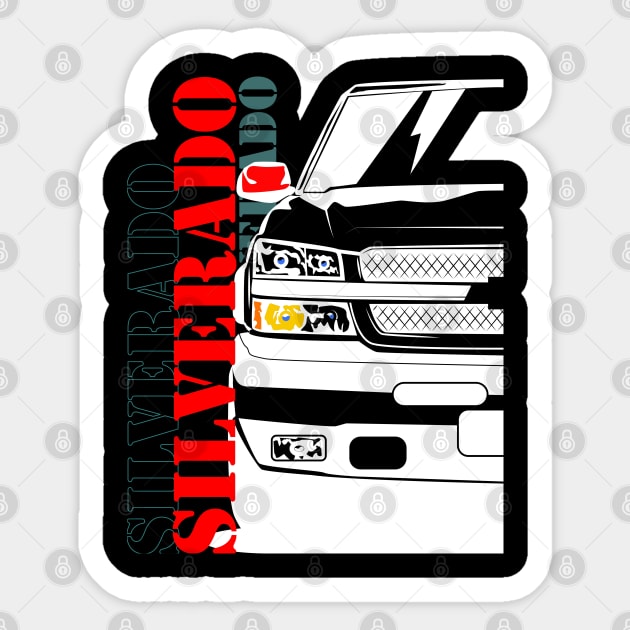 Chevrolet Chevy Silverado 2005 - Chevrolet Silverado - Sticker | TeePublic