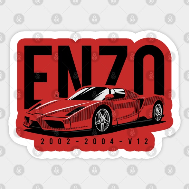 Ferrari Enzo - Car - Sticker | TeePublic