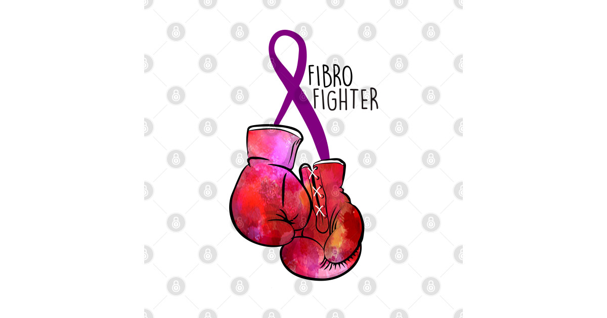 Fibro Fighter (black font) - Fibromyalgia - T-Shirt | TeePublic