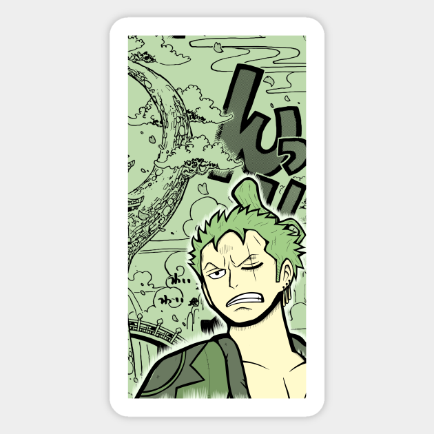 Zoro wano sticker - One Piece - Sticker | TeePublic